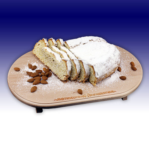 Almond Stollen 2000 g in gift box with large Stollen board – Dresden ...
